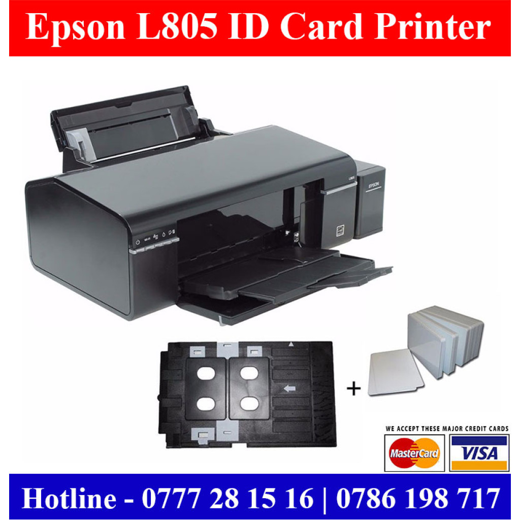 ID Card Printers Sri Lanka Sale Price. Epson L8050 Plastic ID Card Printers